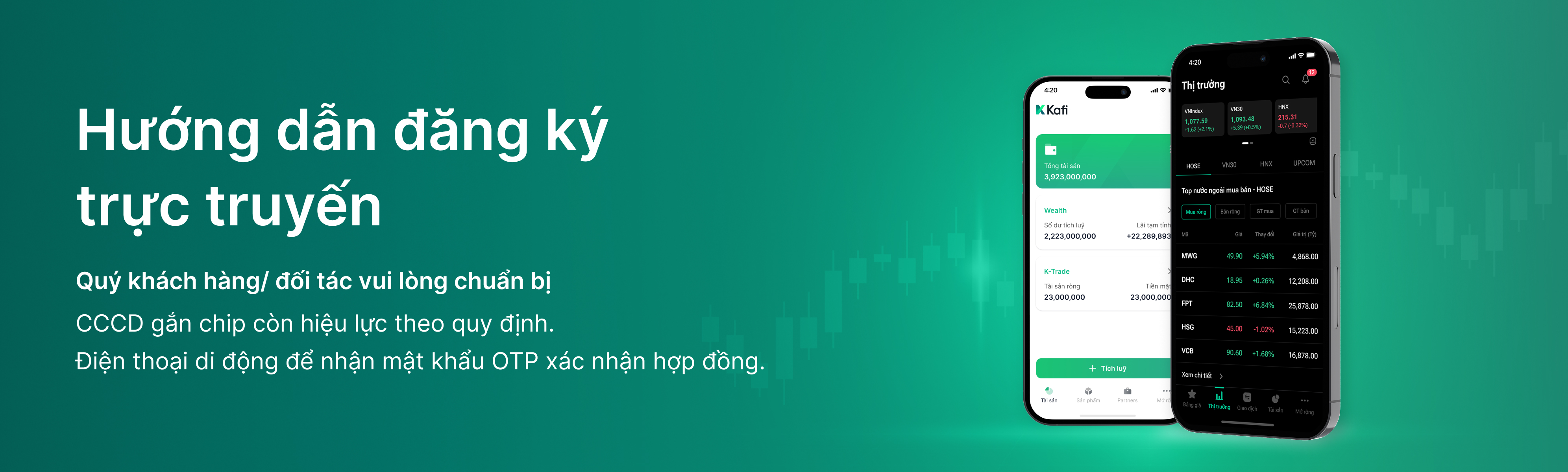 Kafi Open · Mở tài khoản