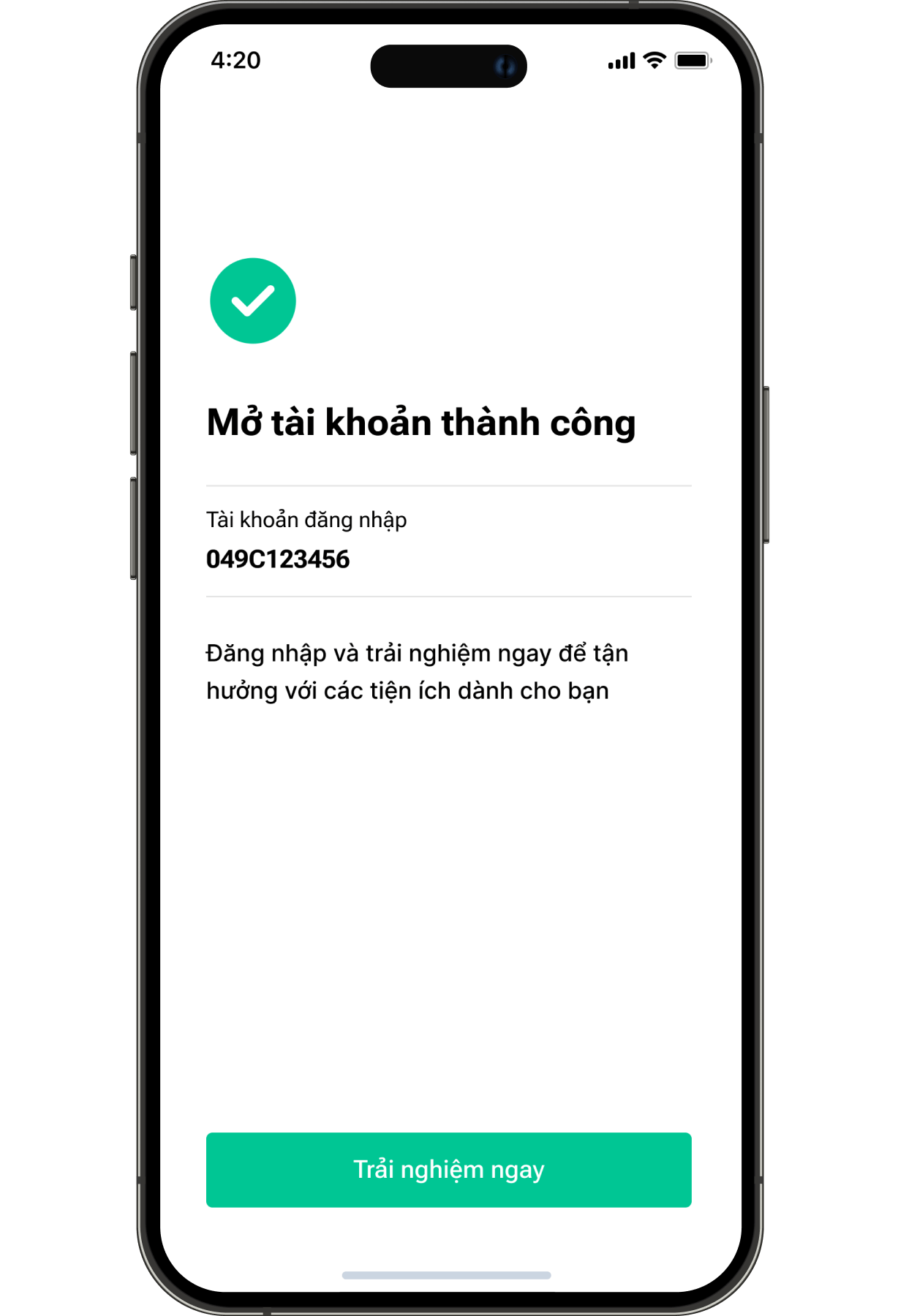 Kafi Open · Mở tài khoản